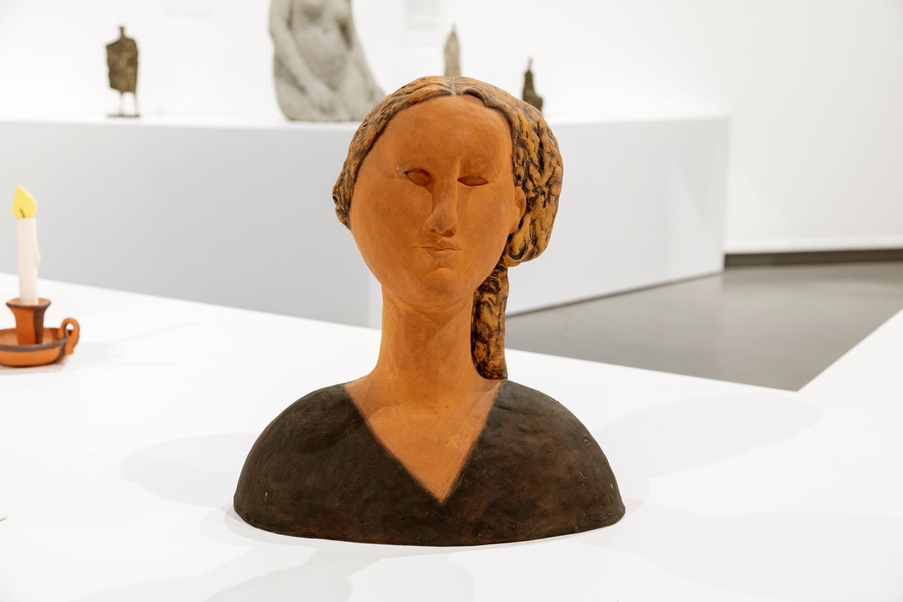 In the Round: Portraits by Women Sculptors. Installation view, New ...