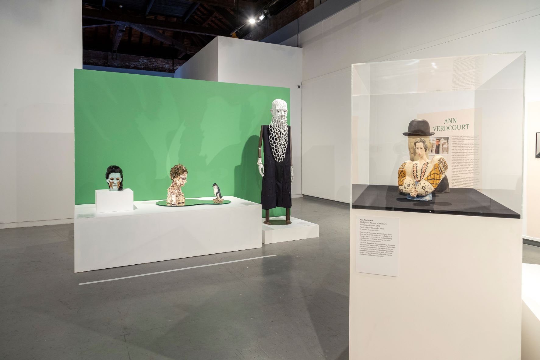 In the Round: Portraits by Women Sculptors. Installation view, New ...